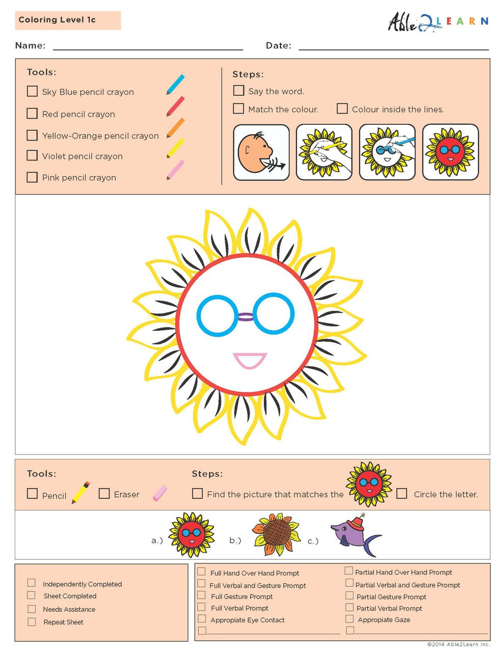 Guided Colouring Program: 8 Pages: Free Teaching Resources