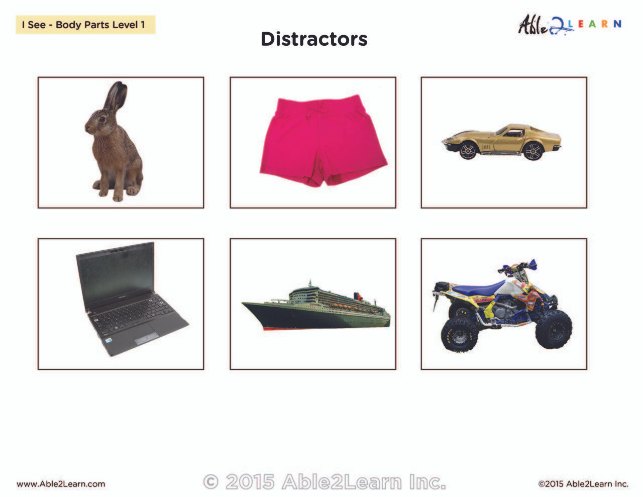 I See Adapted Book: Body Parts: Science