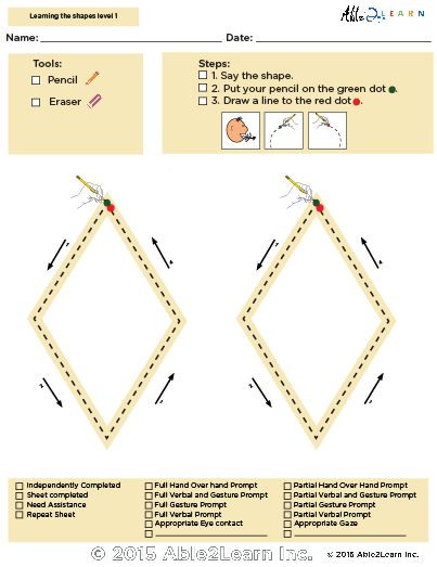 Learning To Draw and Identify Shapes: Lev 1: Free Teaching Resources