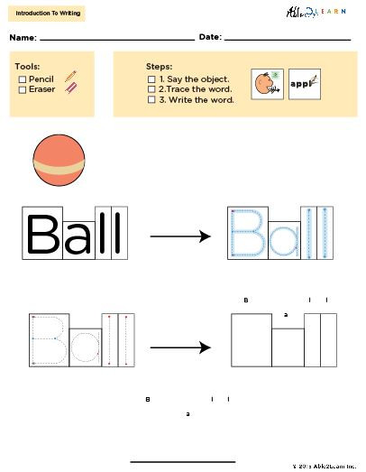 Learning To Print Words: 19 Pages: Free Teaching Resources