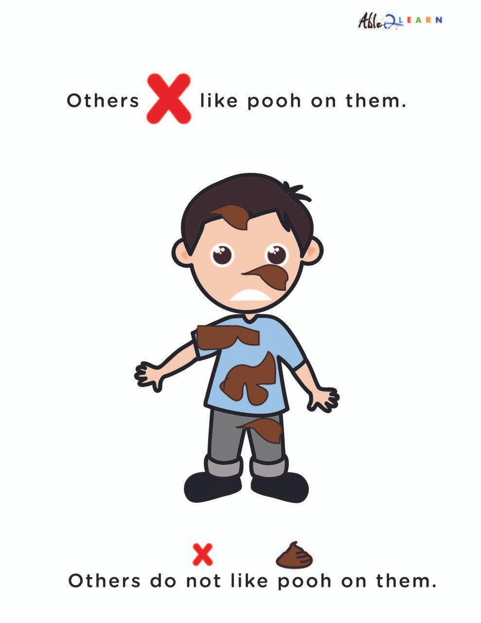DON'T PLAY WITH POOP: SOCIAL STORY: BASIC LIVING SKILLS