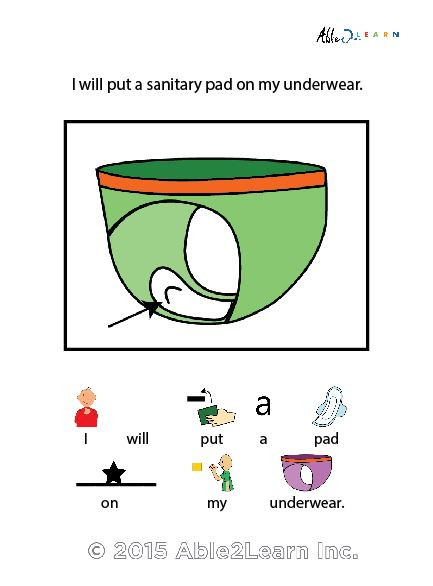 I Have My Period: Free SOCIAL STORY: BASIC LIVING SKILLS : Free ...