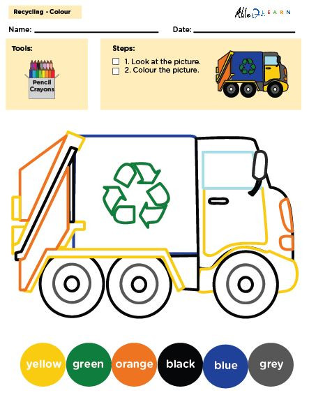 Ultimate Recycle Colouring Sheets : Free Teaching Resources School ...