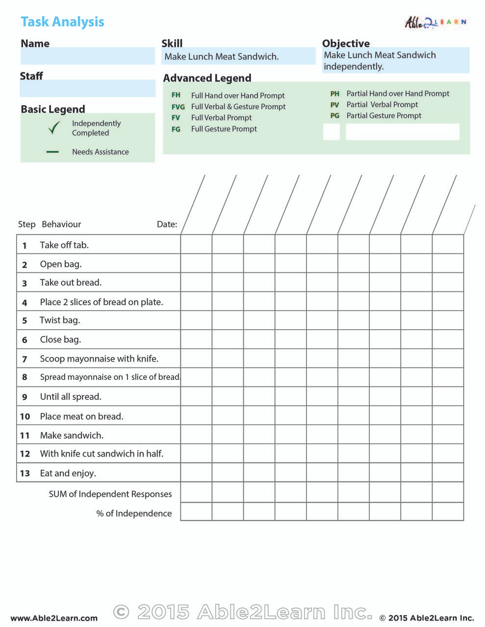 Lunch Meat Sandwich Visual Recipe