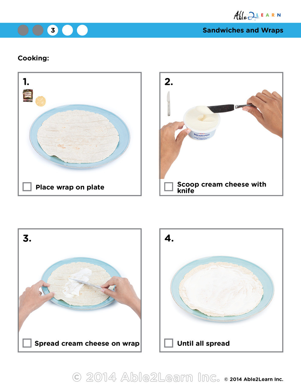 Lunch Meat and Cheese Wrap Visual Recipe