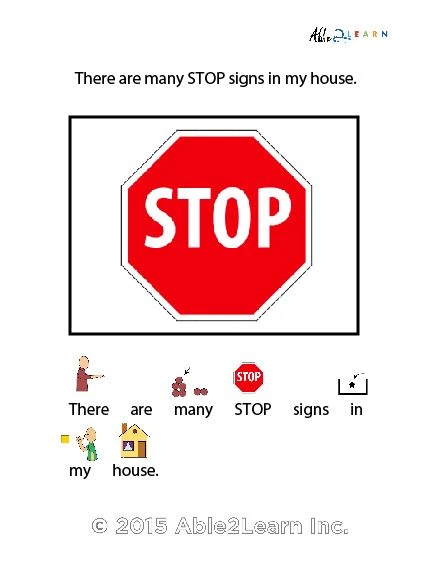 I Will Stop When I See A Stop Sign: SOCIAL STORY : SOCIAL STORY: