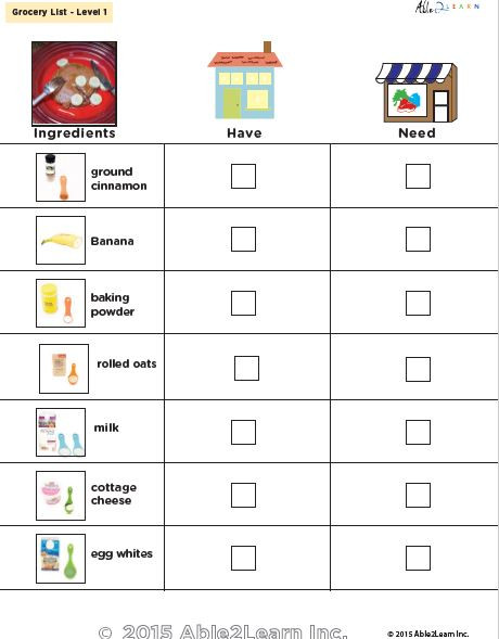 Bran Banana Pancakes Picture Recipe And Comprehension Sheets