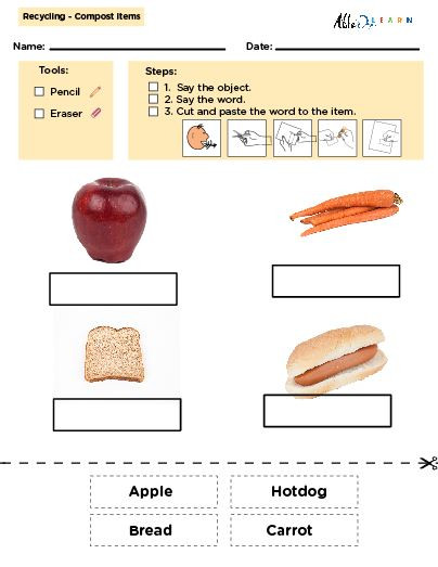 Free Recycling Matching To Words and Printing and Matching with Visual ...