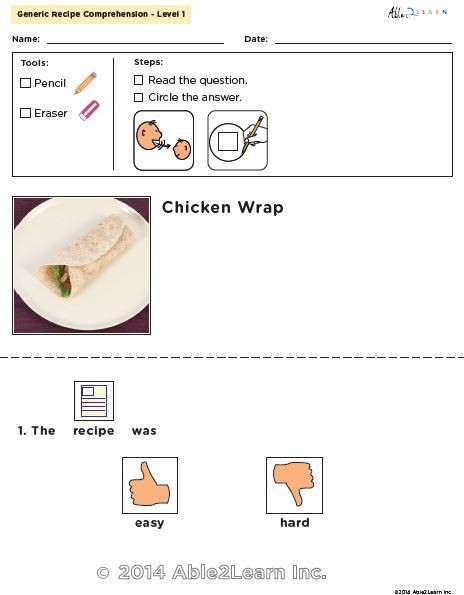 Free Chicken Lettuce Tomato Wrap Visual Recipe