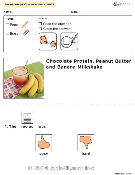 Free Chocolate Peanut Butter And Banana Milkshake Visual Recipe