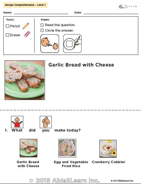 Free Garlic Bread Visual Recipe