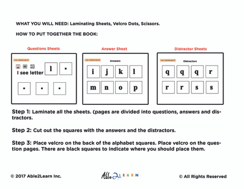 Free I SEE... Learn Lower Case Letters: Adapted Book Level 1: Free ...
