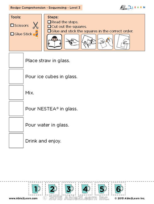 Nestea Wildberry Iced Tea Visual Recipes Using Sentences And Language ...