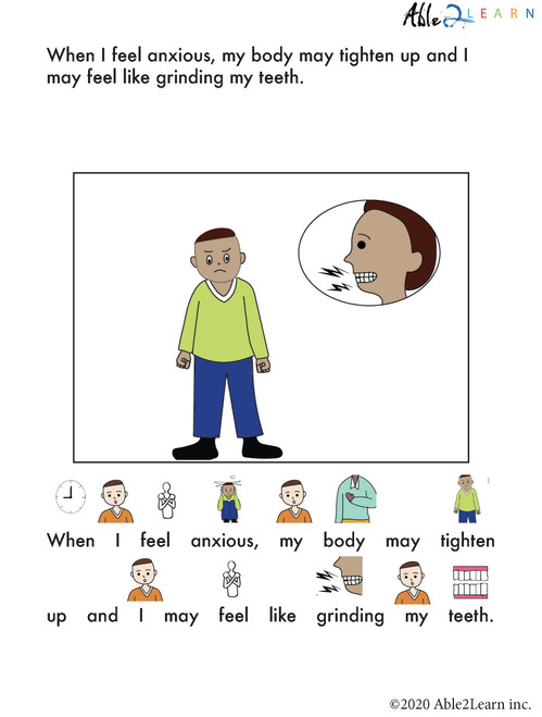 I Can Feel Anxious? Free Social Story: