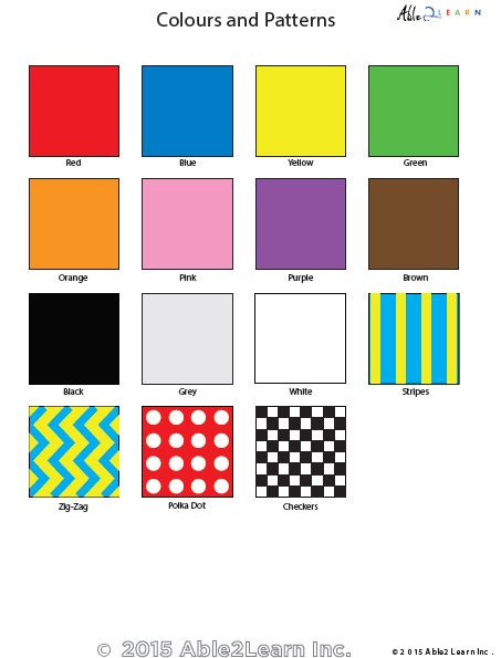 PECS - Colours - Able2learn Inc.