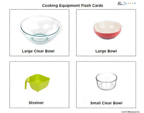 Cooking Equipment FlashCards - Able2learn Inc.