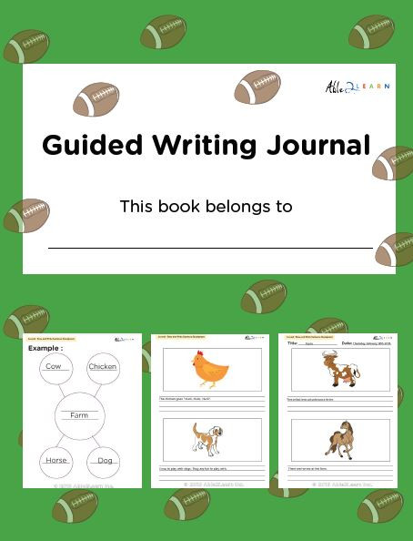 Guided Writing Journal - Boys Version - Able2learn Inc.