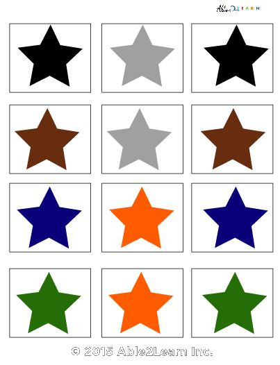 Memory Games: Colour: 5 Games: 12 Pages: Free Teaching Resources