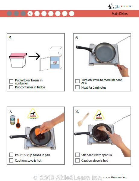 Taco With Beans and Cheese And Comprehension Sheets: Recipe And ...