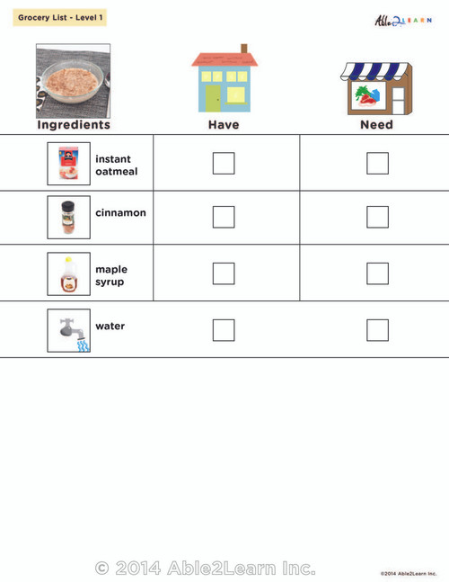Maple Syrup Cinnamon Oatmeal - Microwave with Water Visual Recipe