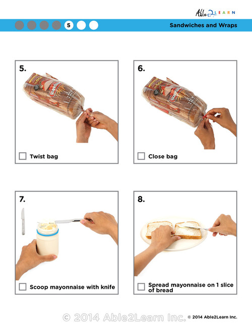 Lunch Meat & Tomato Sandwich Visual Recipe