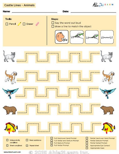 Free How To Draw Castle Lines and Speech Development