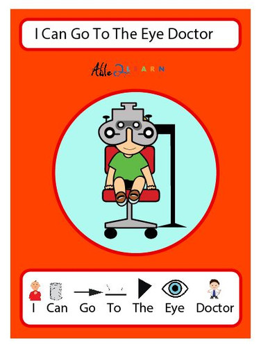 I Can Go To The Eye Doctor: SOCIAL STORY