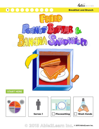 Free Fried Peanut Butter and Banana Sandwich Step by Step Visual Comic ...