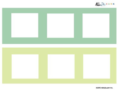 Blank Pecs Strip: 3 Squares: Aba Resources: