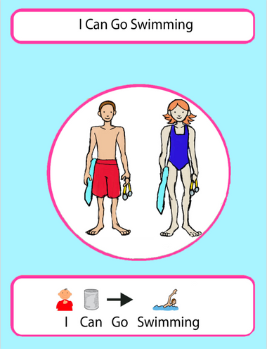 I Can Go Swimming Social Story: Independent Life Skills