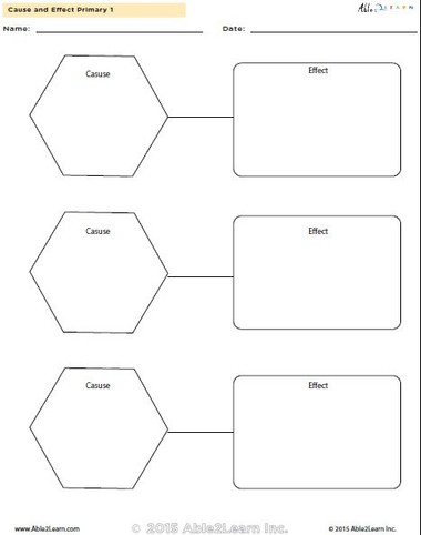 Cause and Effect Primary 1 - Able2learn Inc.