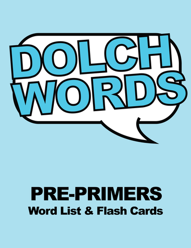 Dolch Words - Pre-Primers Word Word List & Flashcards - Able2learn Inc.
