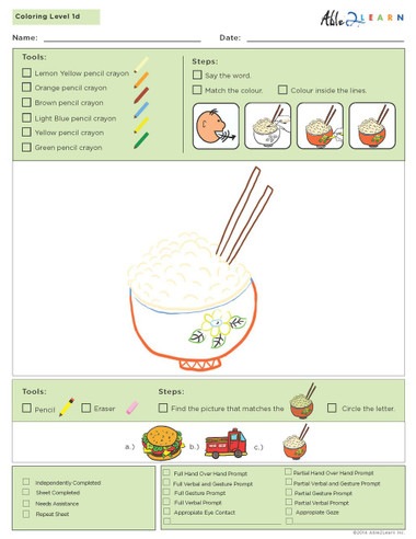 Guided Colouring Program: 8 Pages: Free Teaching Resources