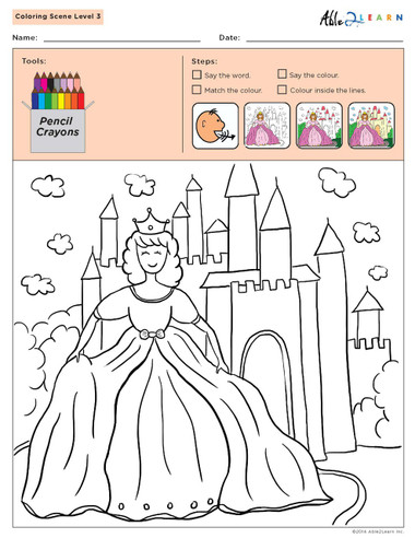 Guided Colouring Program: 8 Pages: Free Teaching Resources