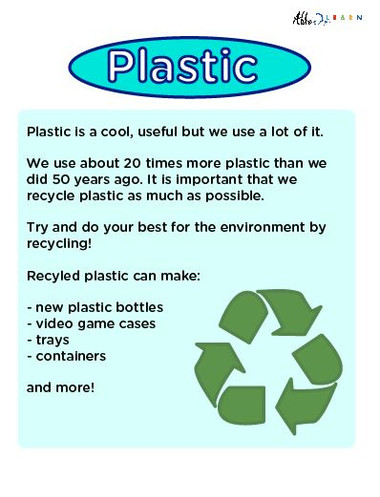 Plastic Poster: Free Teaching Resources