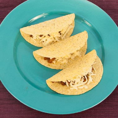 Free Meat Taco With Cheese Visual Recipe
