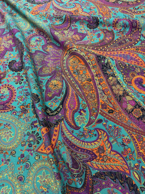 Bretti Wool Fabric: Premium Wool Blend in 4 Elegant Colors