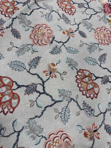 Beth Embroidery Fabric - 5 Colors | Premium Textile Options