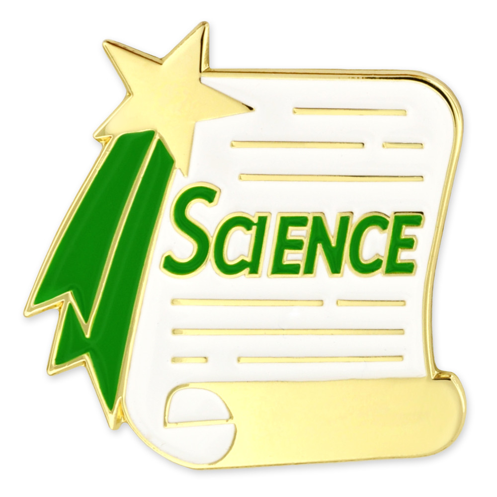 Science Scroll Pin | PinMart