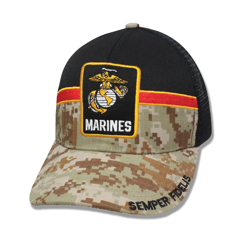 Officially Licensed U.S.M.C. Camo Hat - PinMart