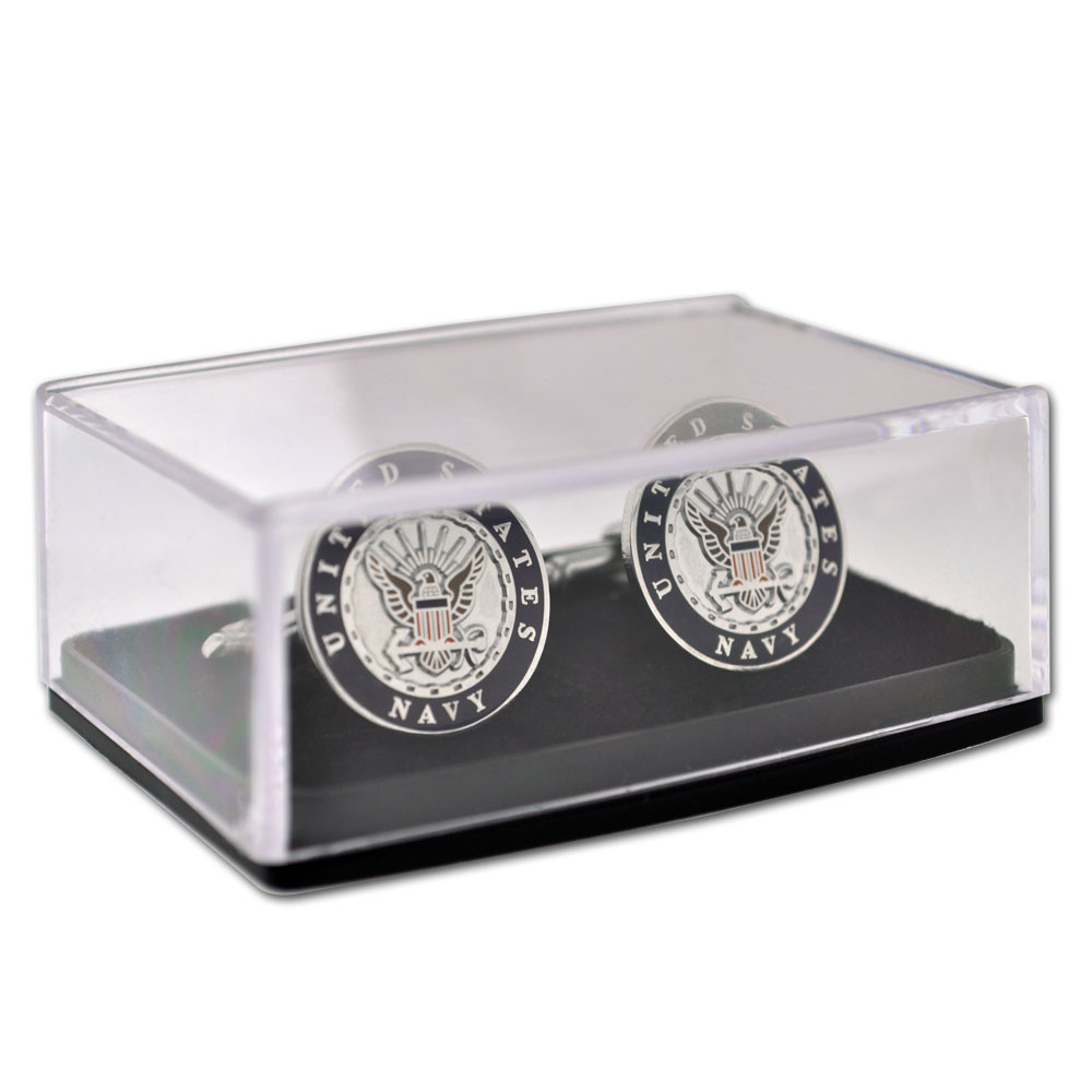Officially Licensed U.S. Navy Cufflinks - PinMart