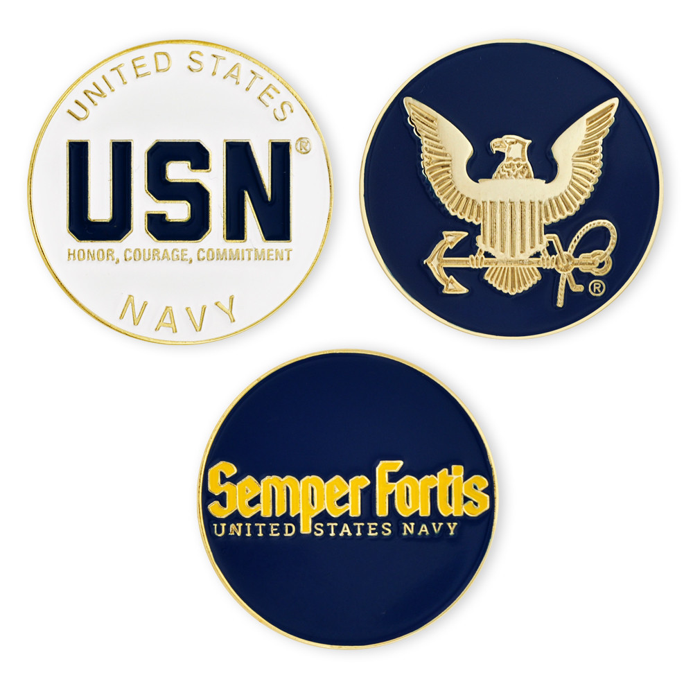 Officially Licensed U.S. Navy Large Ball Marker - PinMart