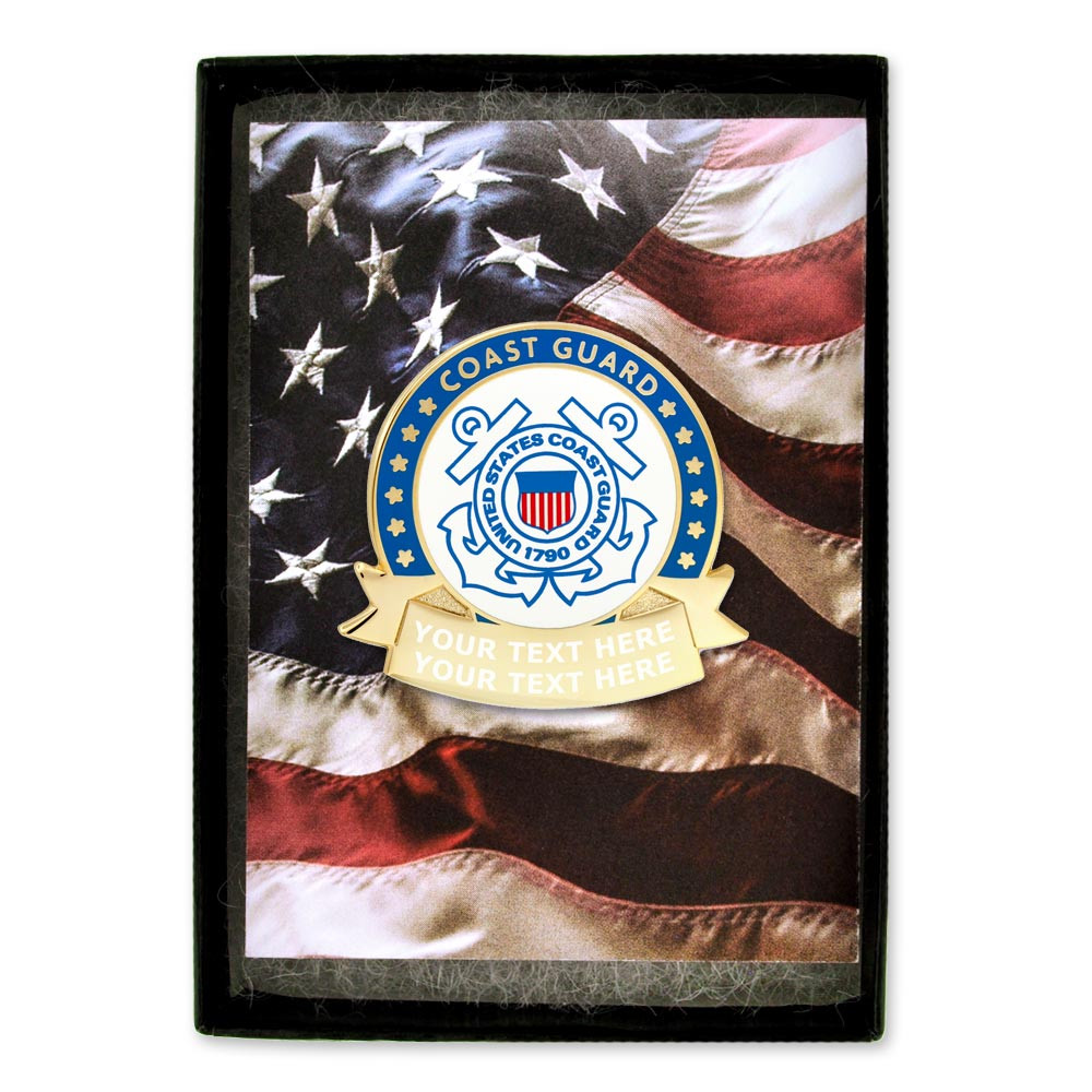 Licensed Engravable U.S. Coast Guard Pin | PinMart