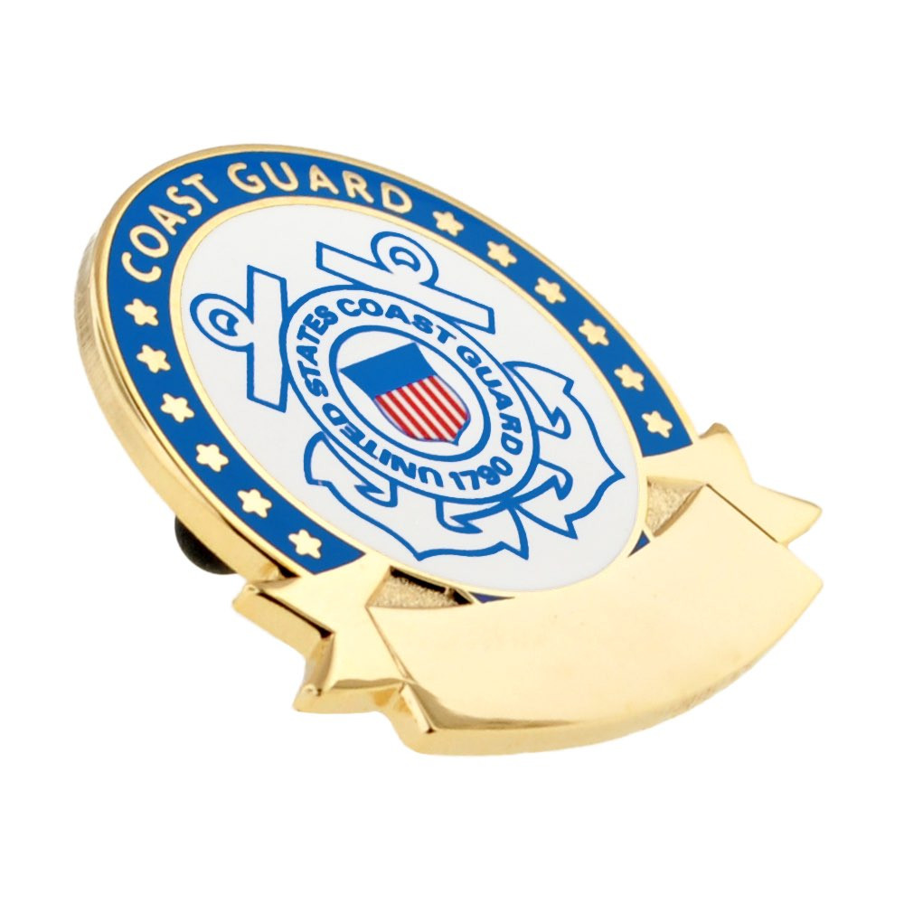Licensed Engravable U.S. Coast Guard Pin | PinMart