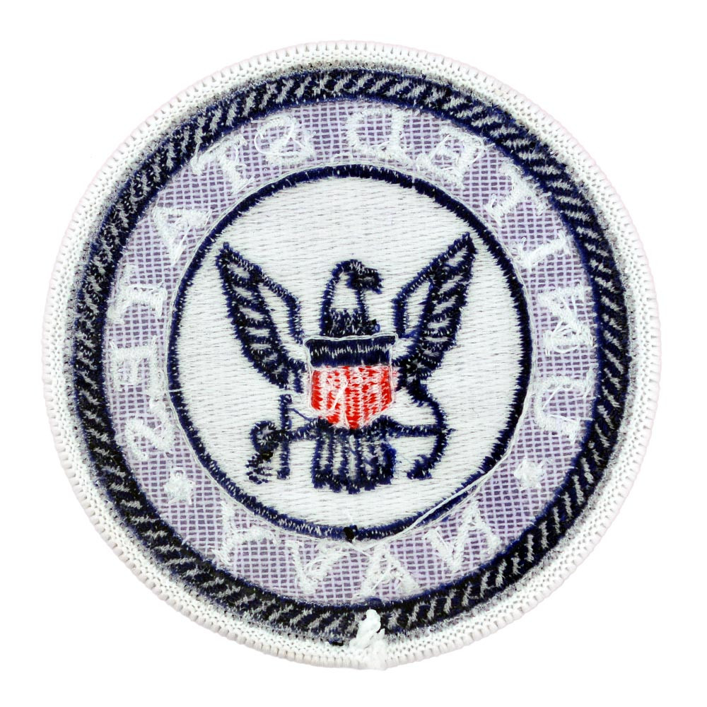 Officially License U.S. Navy Round Logo Embroidered Patch | PinMart