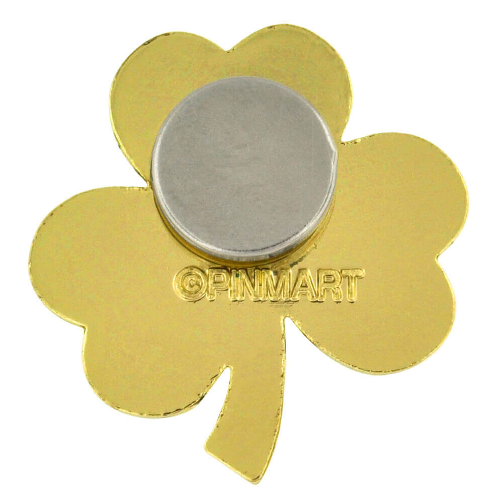Shamrock Pin Magnetic Back | PinMart
