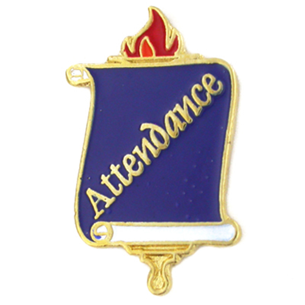 School Pin - Attendance | PinMart