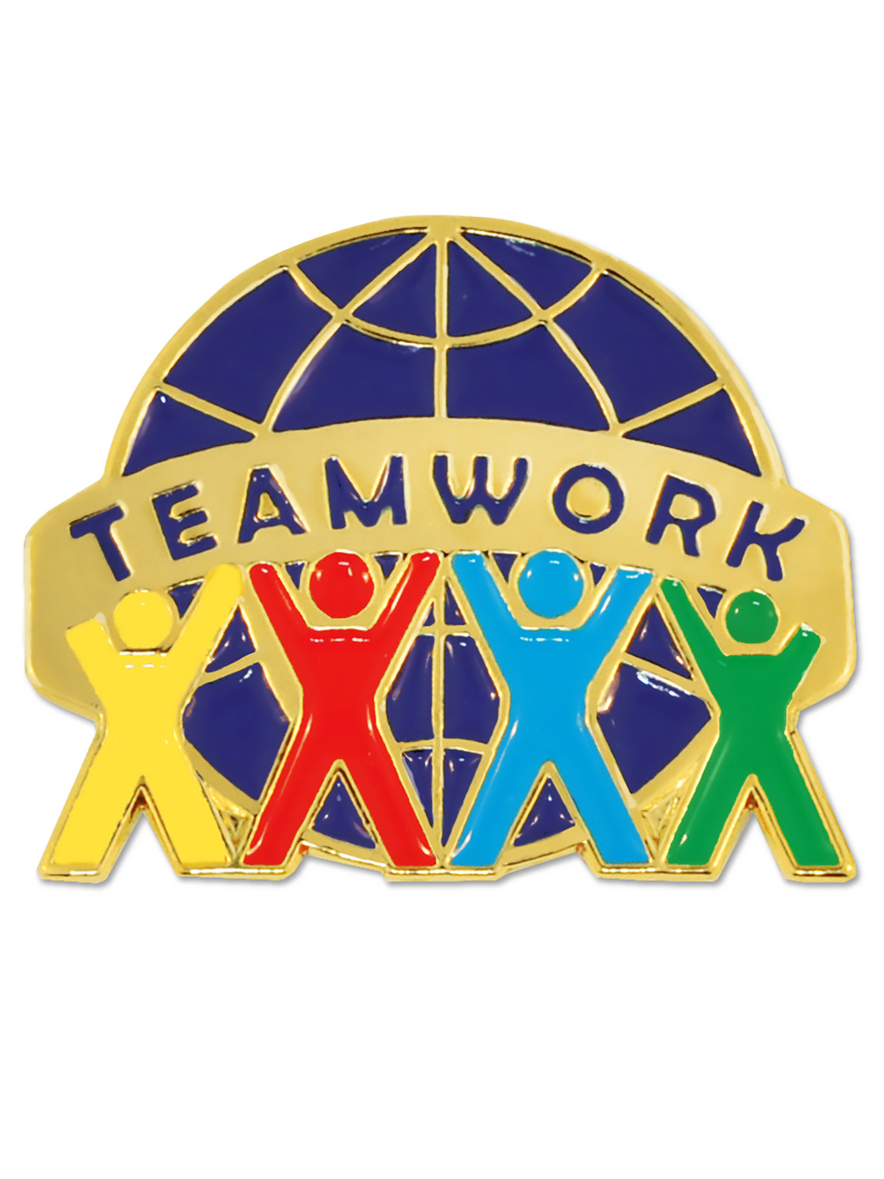 Teamwork World Pin | PinMart