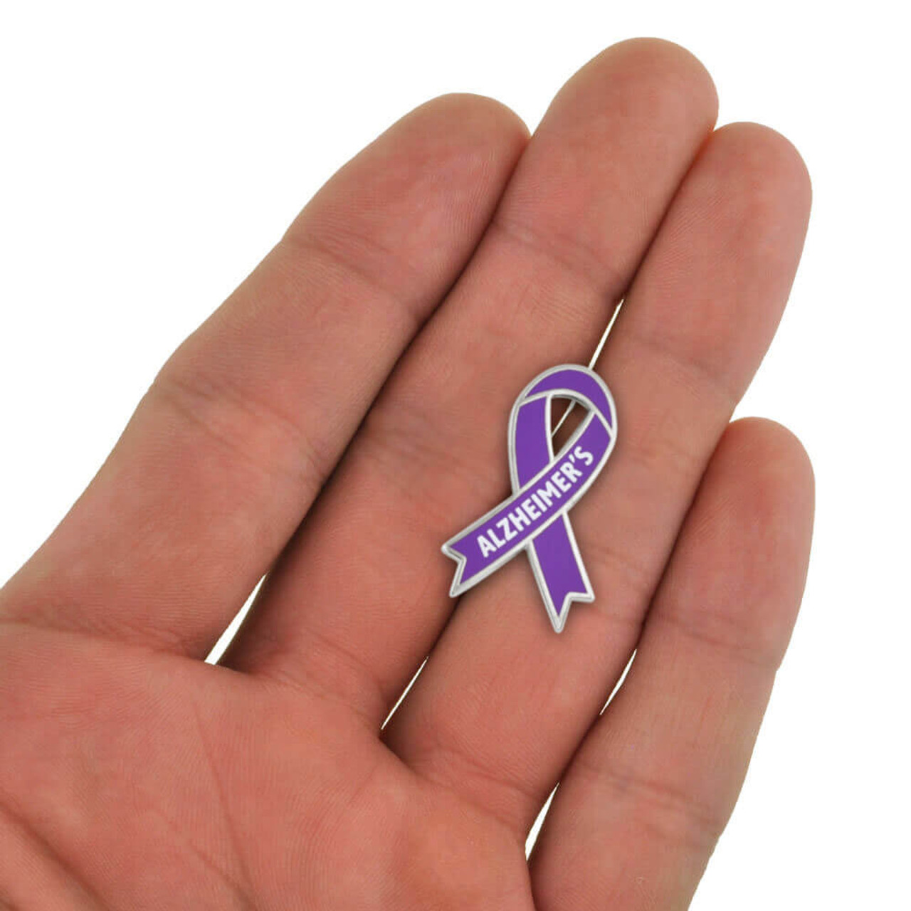 Awareness Ribbon Pin Alzheimers Pinmart