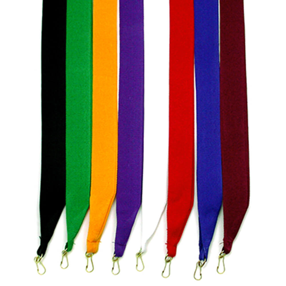 Solid Color Neck Ribbons - PinMart